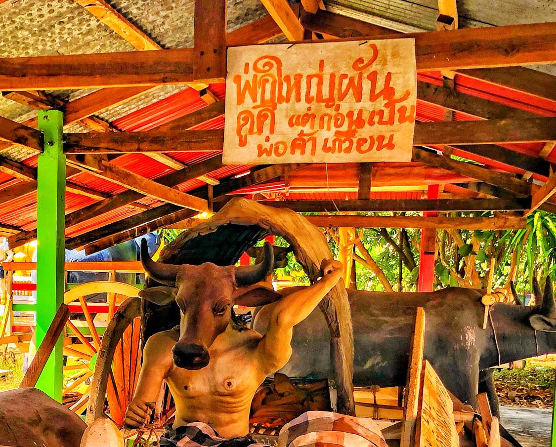 Northeastern Thai Temples with a Sense of Humor