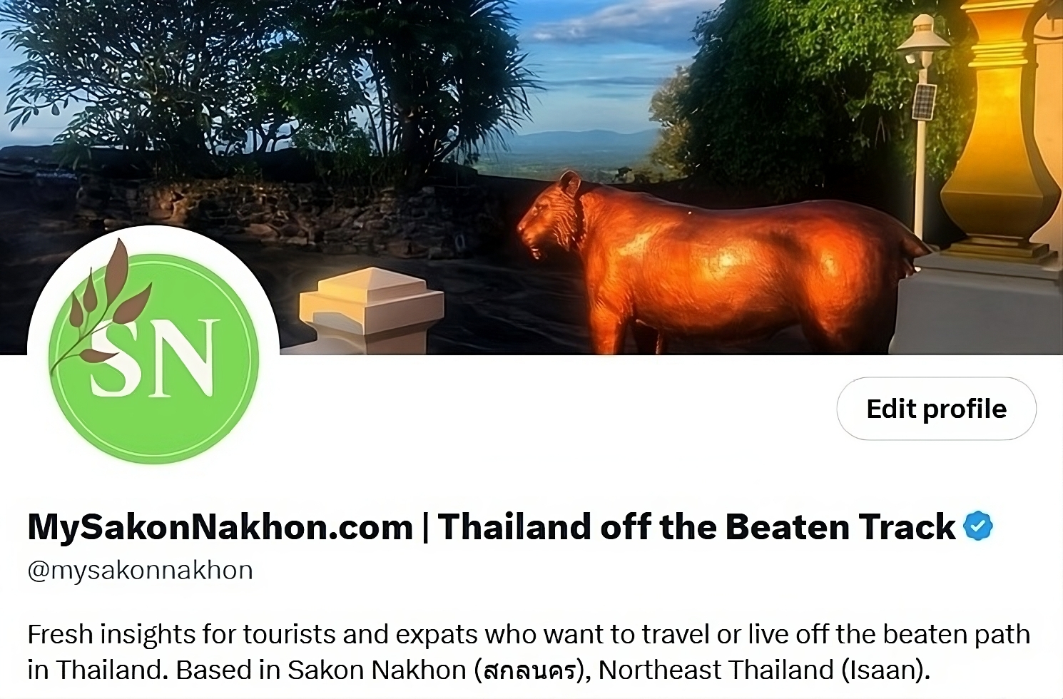 Top 10 Thailand Twitter (X) Accounts in English