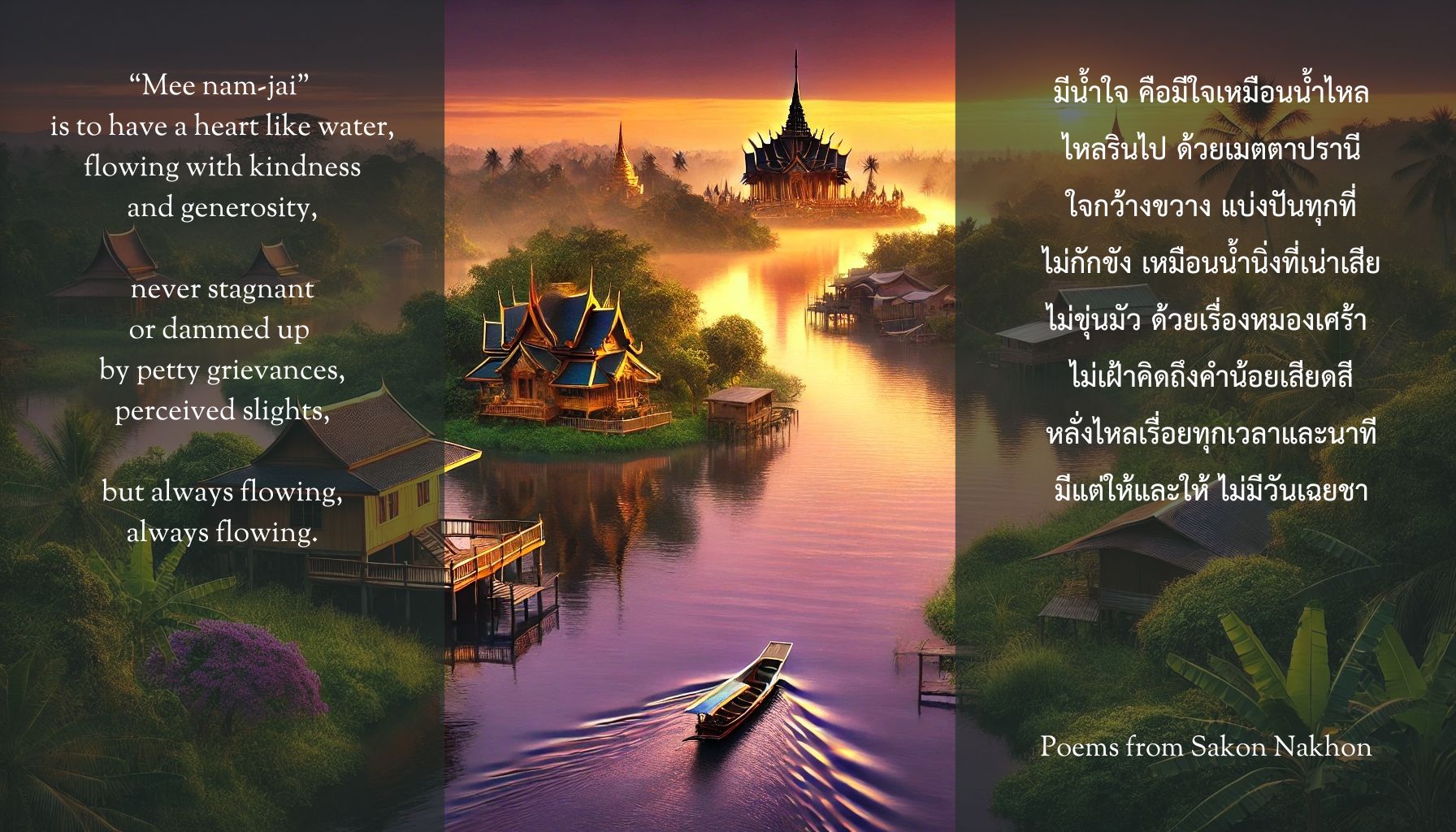 Thai Poetry in English: Book of Poems About Thailand
