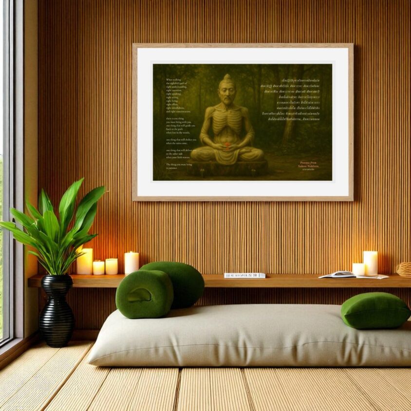 Elevating Thai Décor with Ajarn David’s Modern Wall Art