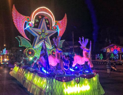 Thailand Christmas Star Parade Festival | Ban Tha Rae