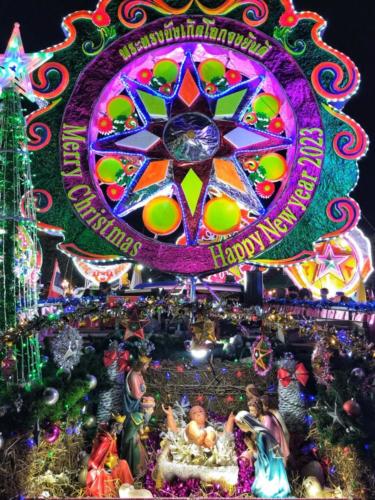 Thailand Christmas Star Parade Festival | Ban Tha Rae